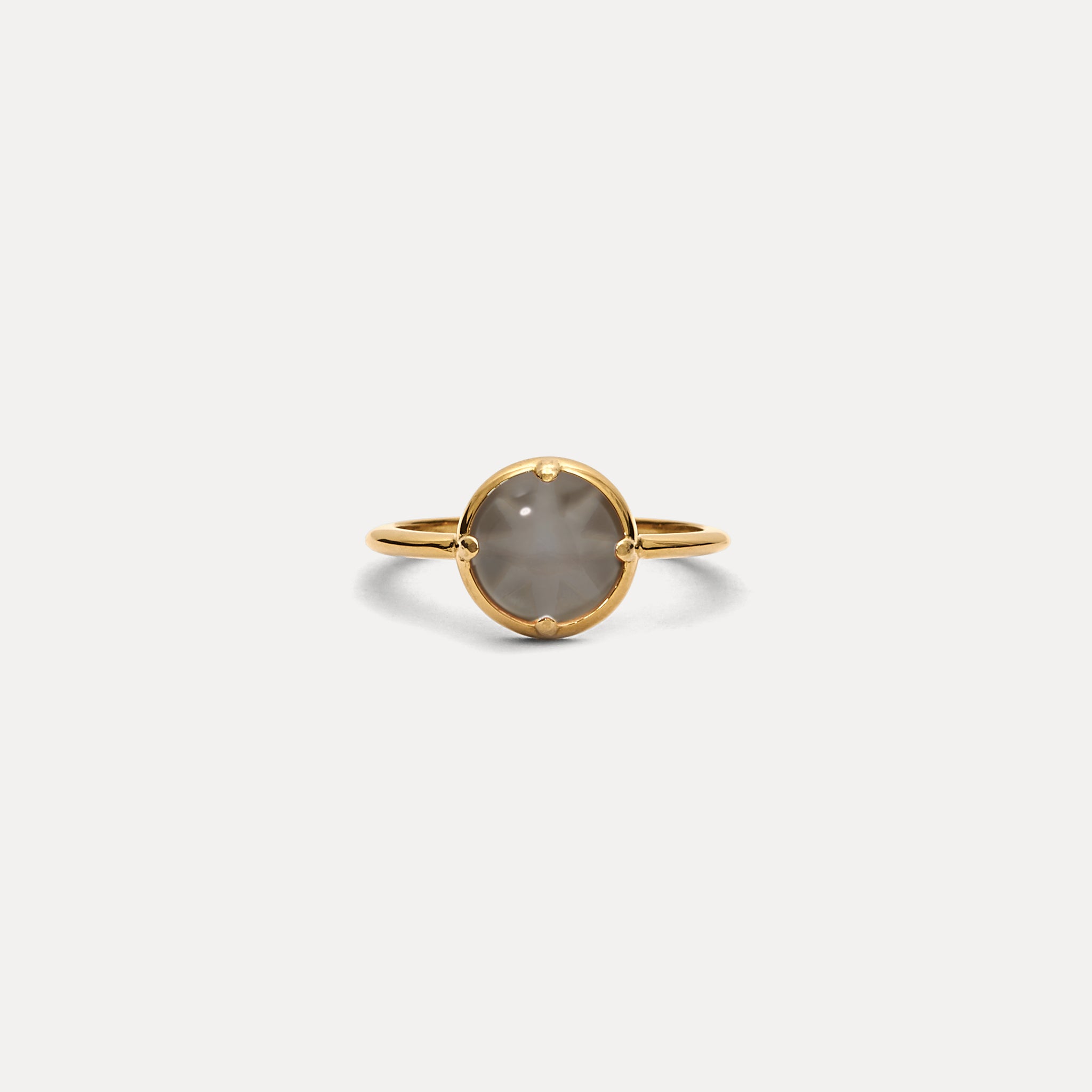 Grey Moonstone Instants of Balance Ring